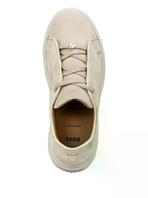 BOSS Gary Suede Platform Trainers