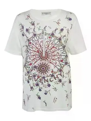 Givenchy Floral-print Crew-neck T-shirt
