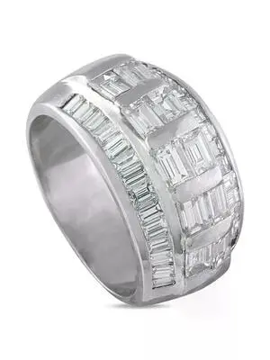 LB EXCLUSIVE Platinum And Diamond Ring - Silver