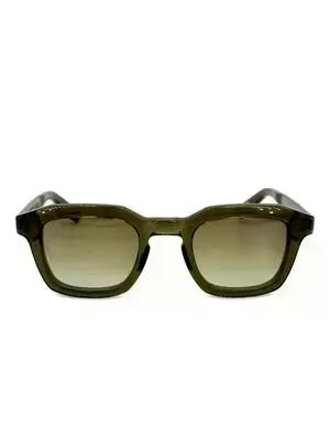 YELLOWS PLUS Leonard Square-frame Sunglasses - Green