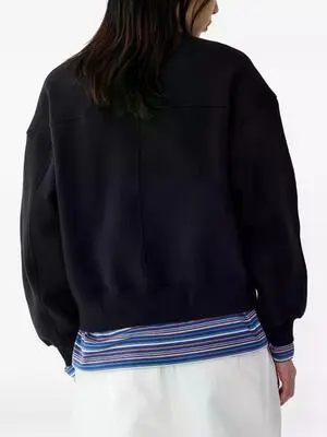 STUDIO TOMBOY Fleece-lined Sweatshirt - Black