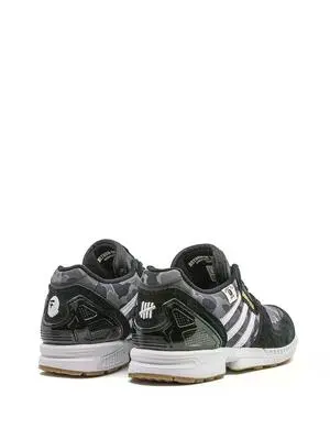 Adidas X Bape X Undftd Zx 8000 Sneakers - Black