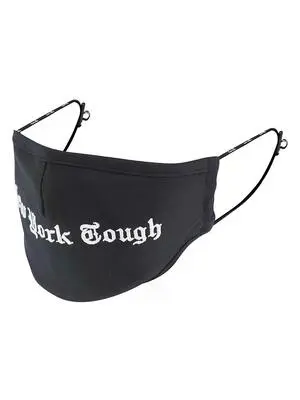 HACULLA. Embroidered Slogan Face Mask