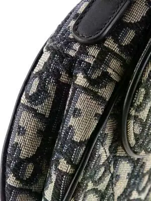 Dior Saddle Handbag Oblique Canvas Mini Shoulder Bag - Blue