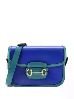 Gucci Horsebit 1955 Small Shoulder Bag - Blue