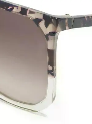 Loewe Tortoiseshell Geometric-frame Sunglasses