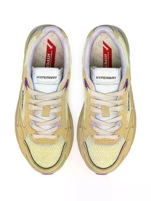 AUTRY Logo-patch Lace-up Sneakers - Neutrals
