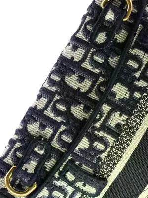 Dior Saddle Oblique Canvas Belt Bag - Blue