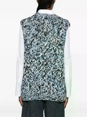 GANNI Patterned Knitted Vest