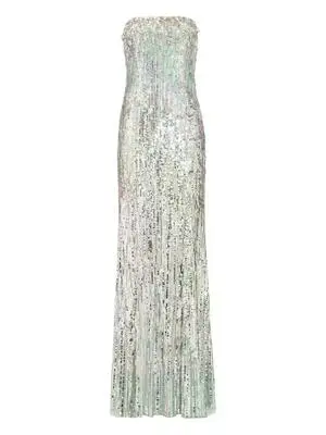 Jenny Packham Honesty Sequin-embellished Maxi Dress