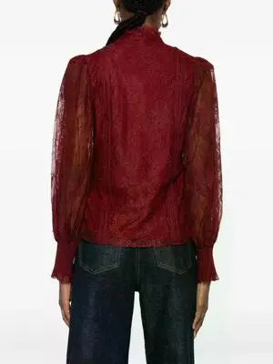 Alice + Olivia Lace-detail Blouse