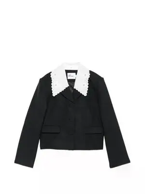 SELF-PORTRAIT Embroidered-collar Jacket