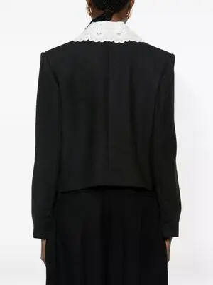 SELF-PORTRAIT Embroidered-collar Jacket
