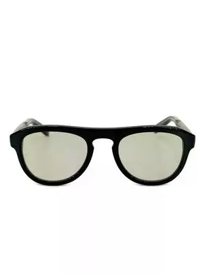 YELLOWS PLUS Parker Browline Sunglasses - Black