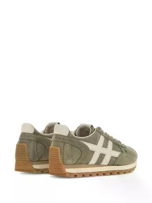 Hogan H671 86er Lace-up Fastening Sneakers - Green