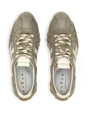 Hogan H671 86er Lace-up Fastening Sneakers - Green