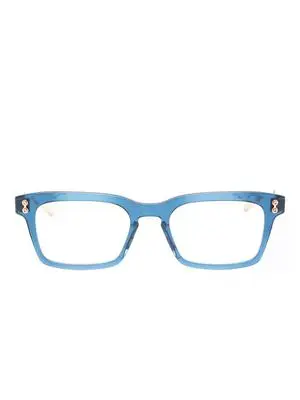 AKONI Rectangle-frame Glasses - Blue