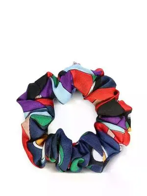Emilio Pucci Fontane-print Scrunchie