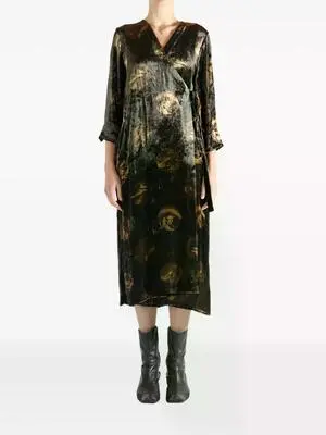 UMA WANG Anthea Tie-waist Midi Dress