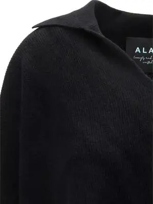 Alanui V-neck Long Sleeve Sweater
