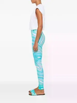 Emilio Pucci Labirinto-print Leggings