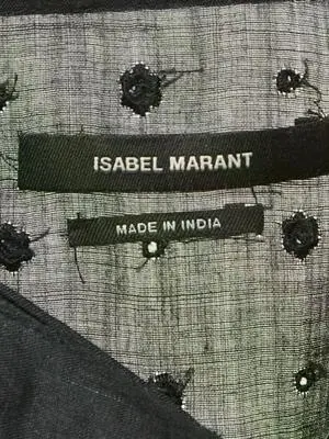 Isabel Marant Étoile Embroidered Ramie Blouse