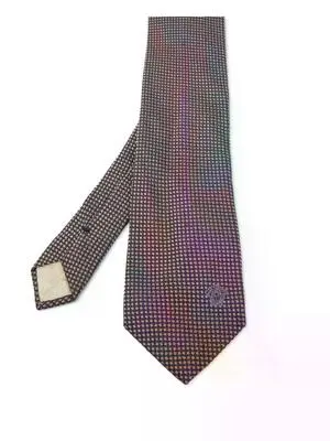 Versace Patterned Silk Tie