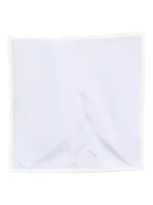 TOM FORD Satin Pocket Square Blue