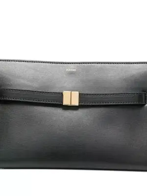 TOTEME Belted Cross Body Bag - Black