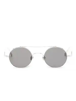 Matsuda Round-frame Sunglasses - Silver
