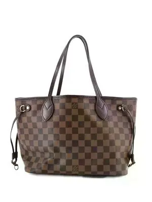 LOUIS VUITTON Neverfull Damier Pm Tote Bag - Brown