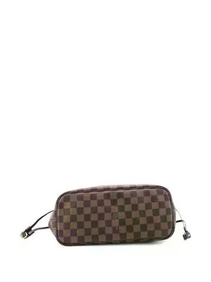 LOUIS VUITTON Neverfull Damier Pm Tote Bag - Brown