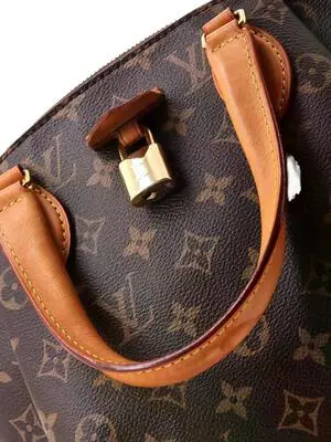 LOUIS VUITTON Monogram Canvas Satchel - Brown