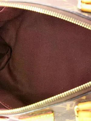 LOUIS VUITTON Monogram Canvas Satchel - Brown