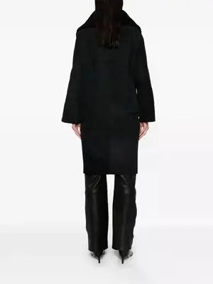 ROMEO GIGLI 1990s Shearling Collar Coat