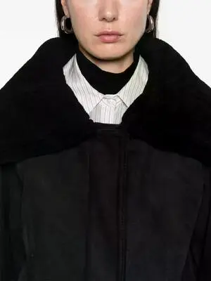 ROMEO GIGLI 1990s Shearling Collar Coat
