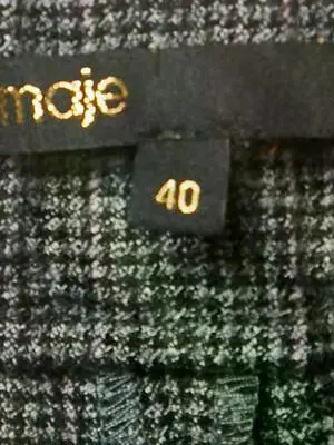 Maje Houndstooth Tailored Shorts