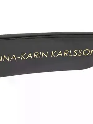 Anna-Karin Karlsson 2010s Cat-eye Sunglasses With Gold-tone Embellishments