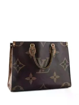 LOUIS VUITTON Onthego Reverse Monogram Giant Mm Tote Bag - Brown