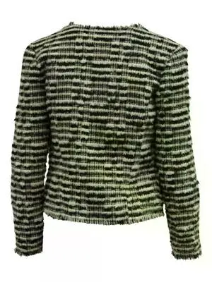 IRO PARIS And White Textured Tweed Jacket