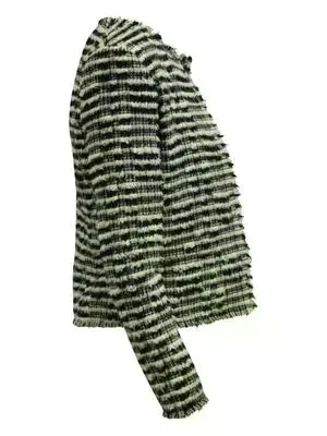 IRO PARIS And White Textured Tweed Jacket