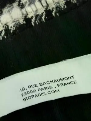 IRO PARIS And White Textured Tweed Jacket