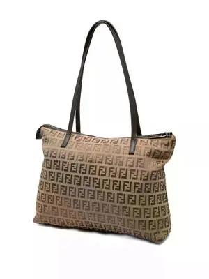 Fendi 2000-2010 Zucchino Canvas Tote Bag