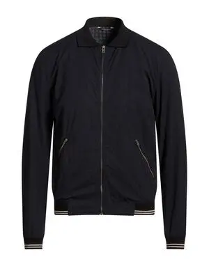 Dolce & Gabbana Harrington Jacket With Knitted Trims