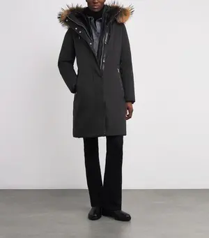 Mackage Down-filled Nordic Tech Coat With Fox Fur Trim