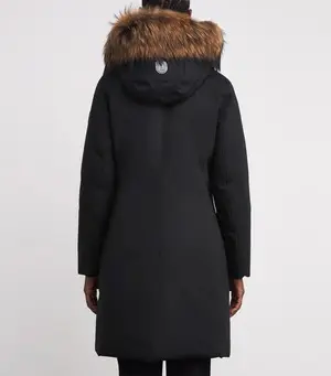 Mackage Down-filled Nordic Tech Coat With Fox Fur Trim