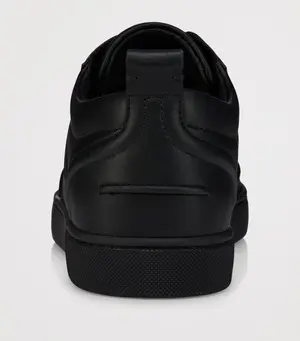 CHRISTIAN LOUBOUTIN Retero Leather Low-top Sneakers - Black