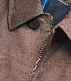 Paul Smith Wool Gilet-lined Mac Coat