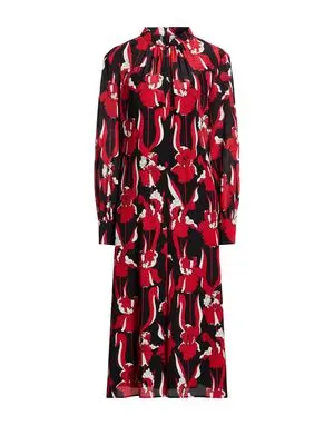 Moschino Floral-print Silk Midi Dress