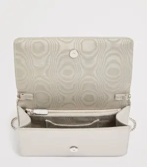 Valentino Garavani Mini Embellished Vlogo Signature Shoulder Bag - Silver